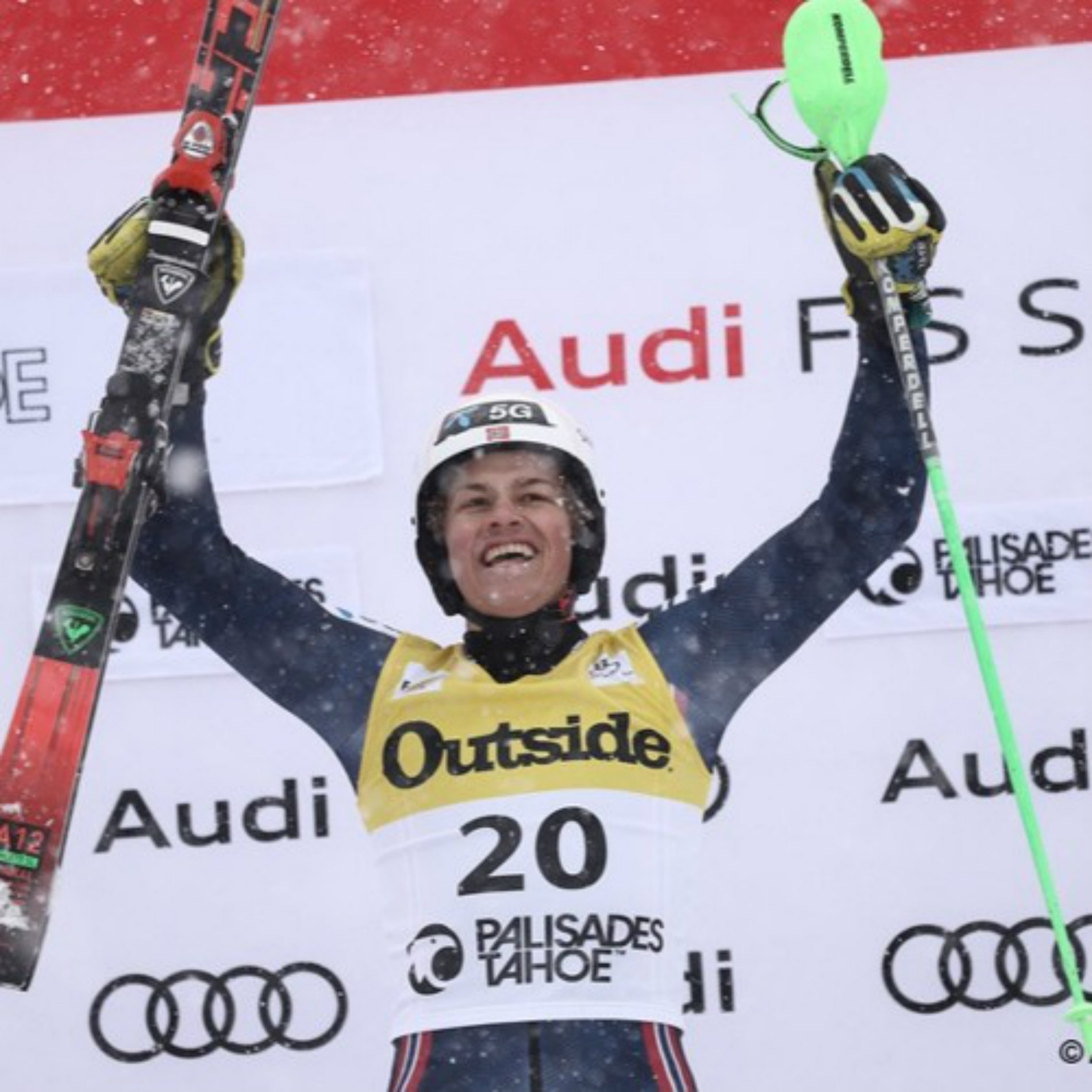 Norway skier takes World Cup Slalom at Palisades Tahoe
